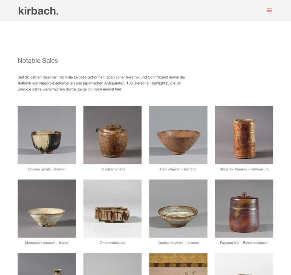 100 Notable Sales - Kunsthandel André Kirbach